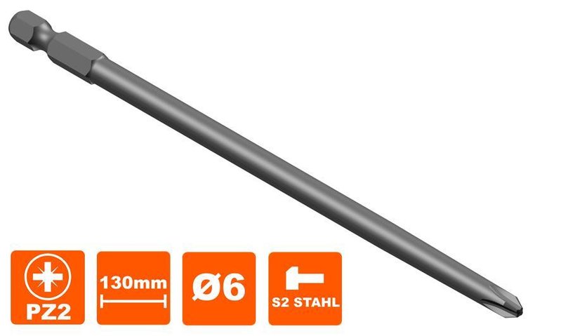 Pozi Drive PZ-2 Bit 130mm | Swissfast.ch Online-Shop für ...
